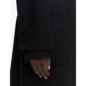 JOSEPH Arlina Double-faced Wool And Cashmere Coat - Black