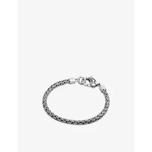 CLOCKS AND COLOURS Scorpion Woven Bracelet - Silver