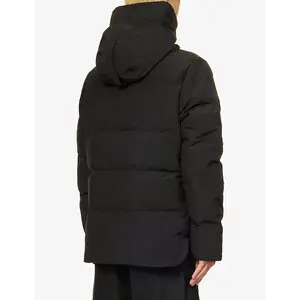 Canada Goose Macmillan Funnel-neck Twill-down Parka Jacket - Black