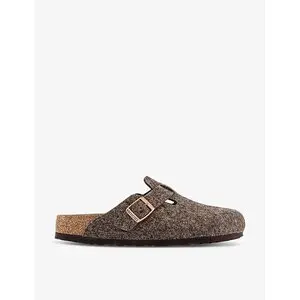 BIRKENSTOCK Boston Buckle-fastened Wool Clogs