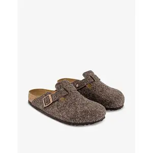 BIRKENSTOCK Boston Buckle-fastened Wool Clogs