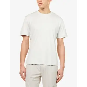 Eleventy Crew-neck Cotton And Modal-blend T-shirt