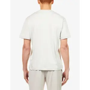 Eleventy Crew-neck Cotton And Modal-blend T-shirt