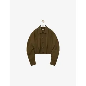 Loewe Cotton & Silk Gathered Jacket