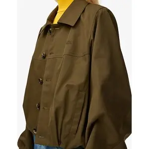 Loewe Cotton & Silk Gathered Jacket