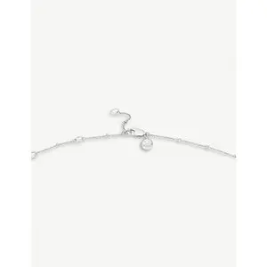 Monica Vinader Sterling Chain Necklace With Oval Details