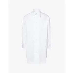 AMI Paris Oversized Long-line Cotton Shirt