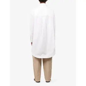 AMI Paris Oversized Long-line Cotton Shirt