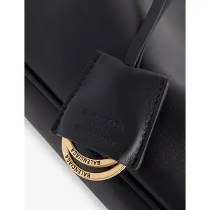 Balenciaga Rodeo Sling Leather Pouch - Black
