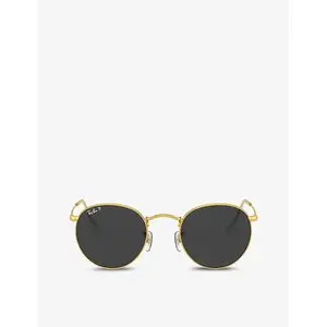 Ray-ban Round Metal Sunglasses - Gold