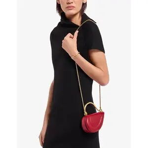 BVLGARI Serpenti Cuoricino Mini Top Handle Bag - Red