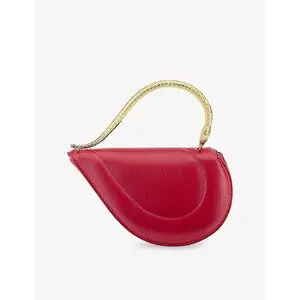 BVLGARI Serpenti Cuoricino Mini Top Handle Bag - Red
