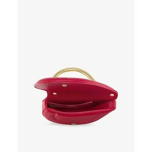 BVLGARI Serpenti Cuoricino Mini Top Handle Bag - Red