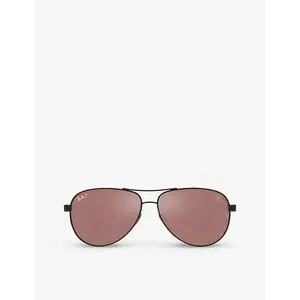Ray-ban Scuderia Ferrari Pilot Sunglasses - Black