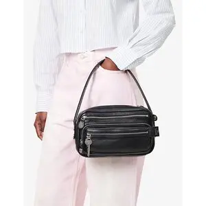 Acne Studios Leather Shoulder Bag - Black