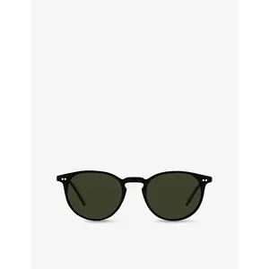 Oliver Spencer Riley Sun Round Sunglasses - Black
