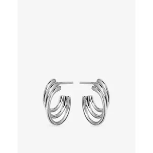 SHAUN LEANE Bound Sterling- Hoop Earrings - Silver