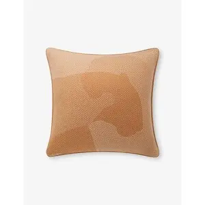 Cartier Panthère De Wool And Cashmere-blend Cushion 50cm X 50cm - Ochre