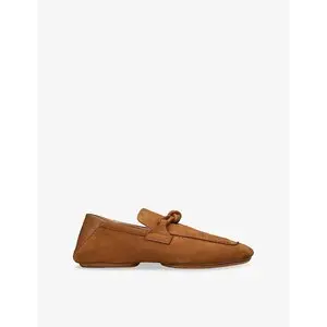 Bottega Veneta Nubuck Leather Loafers