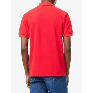 Play Comme Des Garcon Heart-appliqué Regular-fit Cotton Piqué Polo Shirt - Red