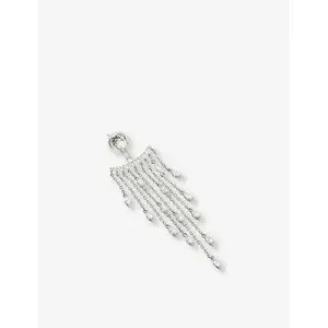 CARAT* LONDON Sterling And Cubic Zirconia Single Earring - Silver
