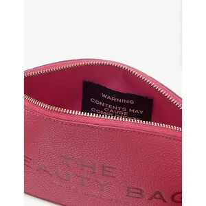 Marc Jacobs Beauty Bag Leather Pouch - Raspberry Pink