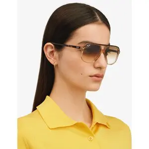 Ray-ban Acetate Aviator Sunglasses - Brown