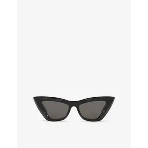 Bottega Veneta Cat Eye Sunglasses - Black