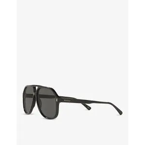 Gucci Gg1042s Acetate Aviator Sunglasses