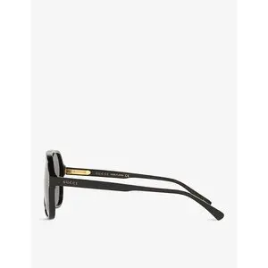 Gucci Gg1042s Acetate Aviator Sunglasses