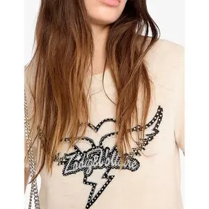 Zadig&Voltaire Idal Rhinestone-logo Cashmere Jumper