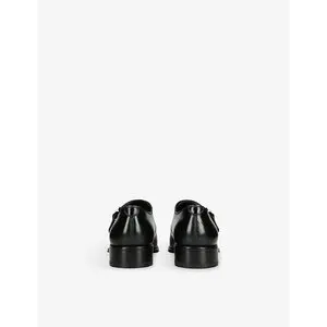 TOM FORD Claydon Double Monk Strap Leather Shoes