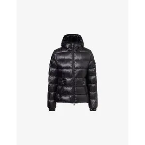 Moncler Glesse Short Hooded Puffer Jacket - Black