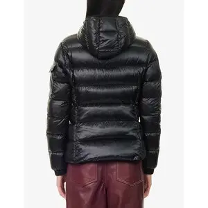 Moncler Glesse Short Hooded Puffer Jacket - Black
