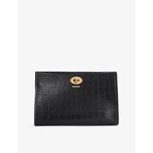 Burberry Leather Cotswolds Pouch - Black