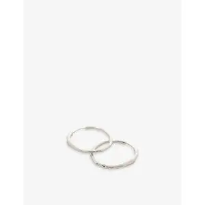 Monica Vinader Sterling Hoop Earrings - Silver