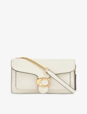 COACH Tabby Leather Chain Clutch