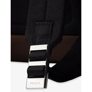 Prada Re-nylon Large Recycled-nylon And Leather Backpack