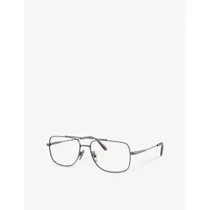 Ray-ban Square-frame Optical Glasses - Silver