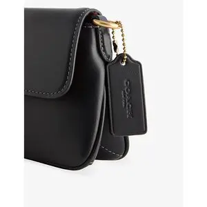 COACH Leather Shoulder Bag - Black