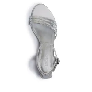 Bernardo Lima Low Heel Sandal - Silver