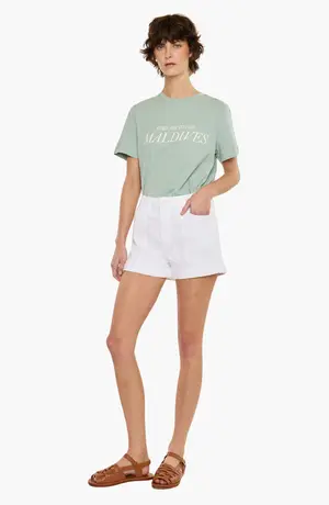 KANCAN Clara High Rise Mom Shorts