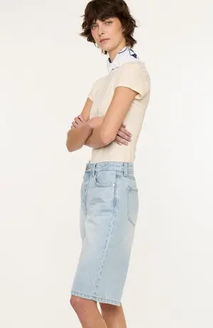 KANCAN Low Slung Baggy Denim Jort