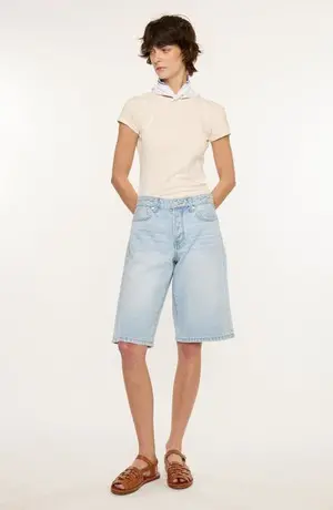 KANCAN Low Slung Baggy Denim Jort