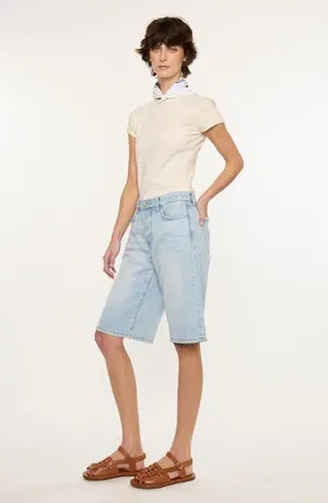 KANCAN Low Slung Baggy Denim Jort