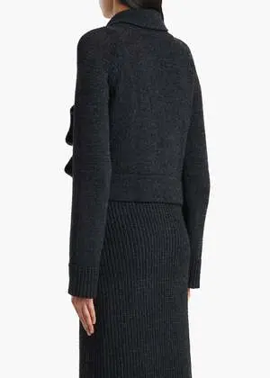 Khaite Lorrai Cardigan - Black