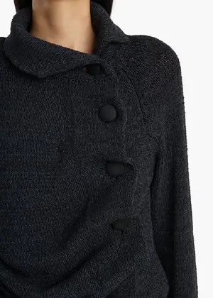 Khaite Lorrai Cardigan - Black
