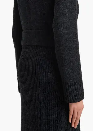 Khaite Lorrai Cardigan - Black