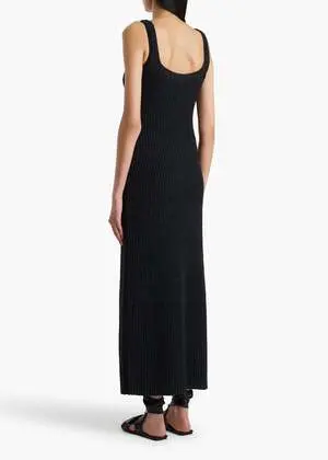 Khaite Lex Column Dress - Black