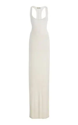 Eterne Hedi Modal-jersey Maxi Dress - Ivory